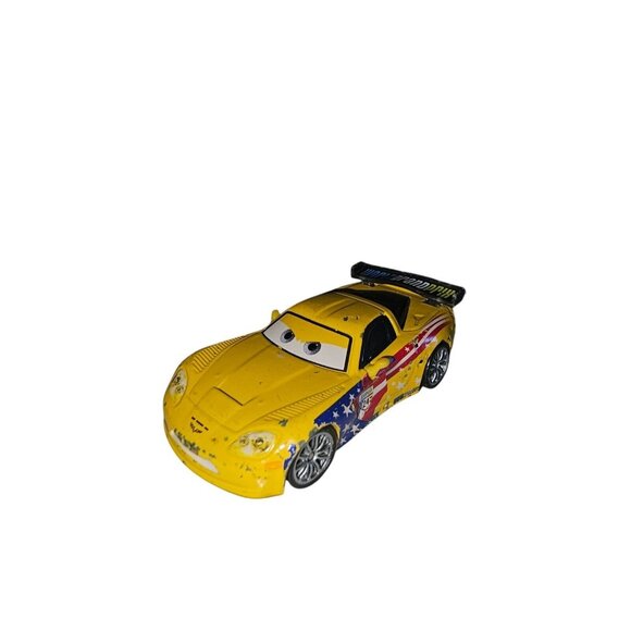 Toys | Disney Pixar Cars 2 Jeff Gorvette Racers 155 Diecast Model Car ...